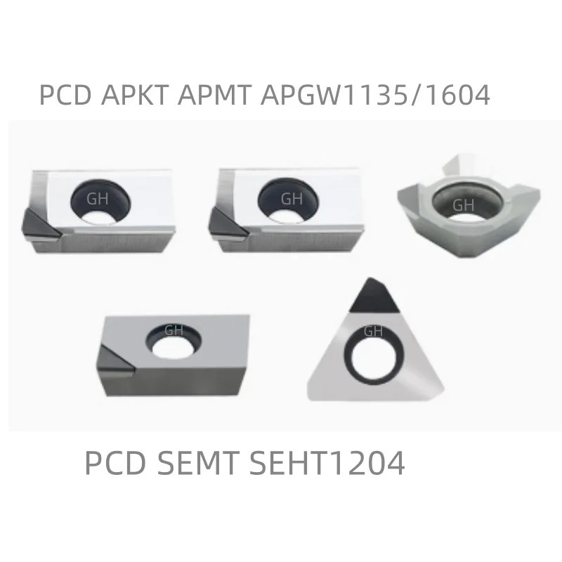 Cnc Diamond Pcd Milling Cutter Insert Apkt Apmt Apkt1135 Apgw1604 For ...