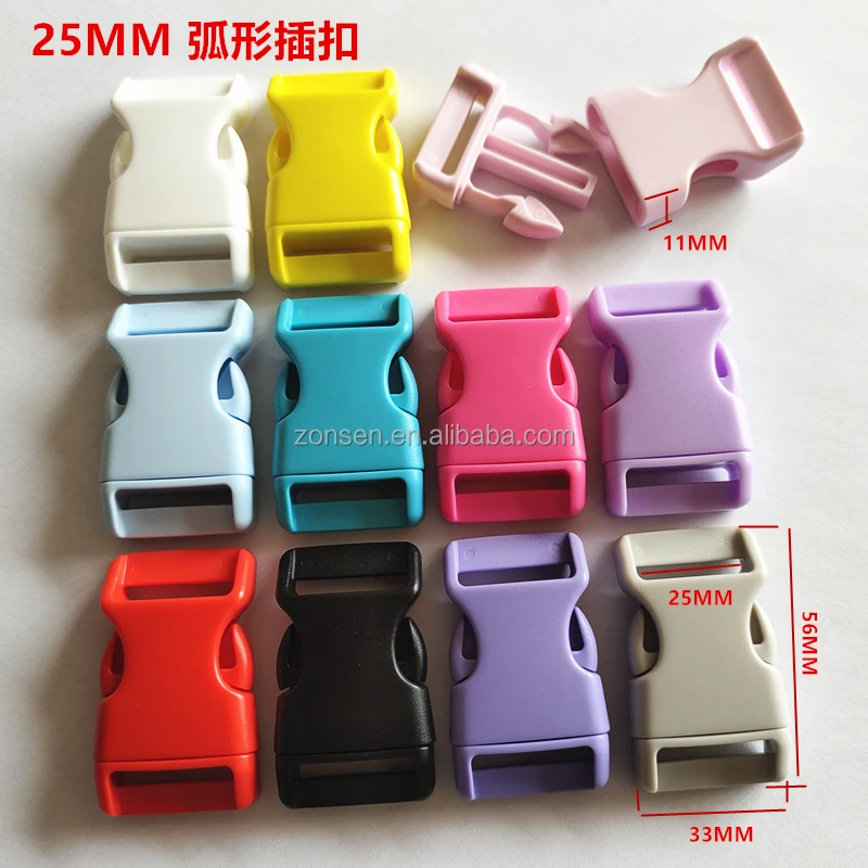 50mm Kam Plastic Buckle Black Backpack Adjustable Release Buckles Side ...