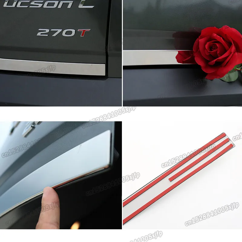 Hyundai Tucson 2021-2023 Nx4 Car Rear Door Trims & Tail Bumper ...