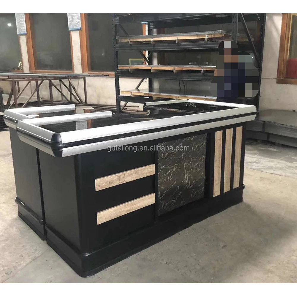 Supermarket Checkout Counter Shop Cashier Table Store Checkout Counter ...