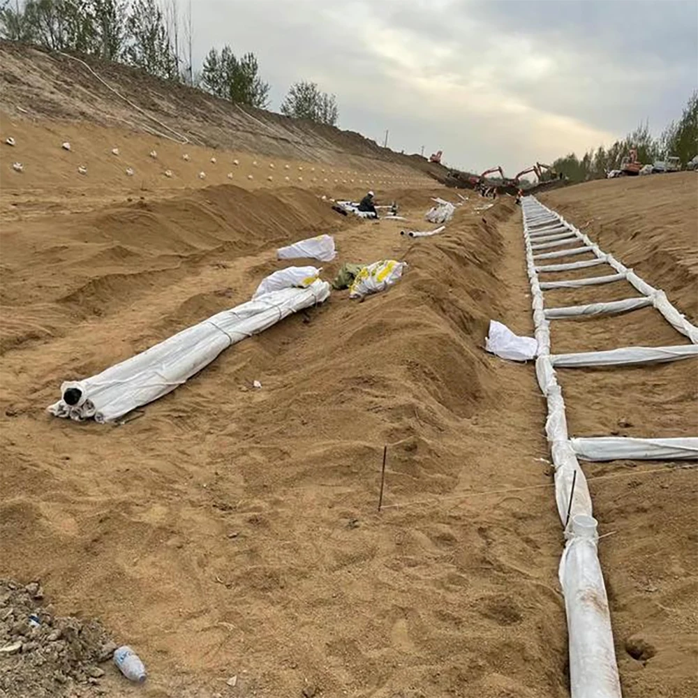 Curved Mesh HDPE Rigid Permeable Pipe for Drainage Solutions