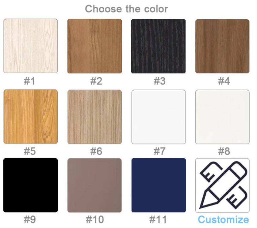 Modern Luxury Custom L Shape Design Office Table Wood White