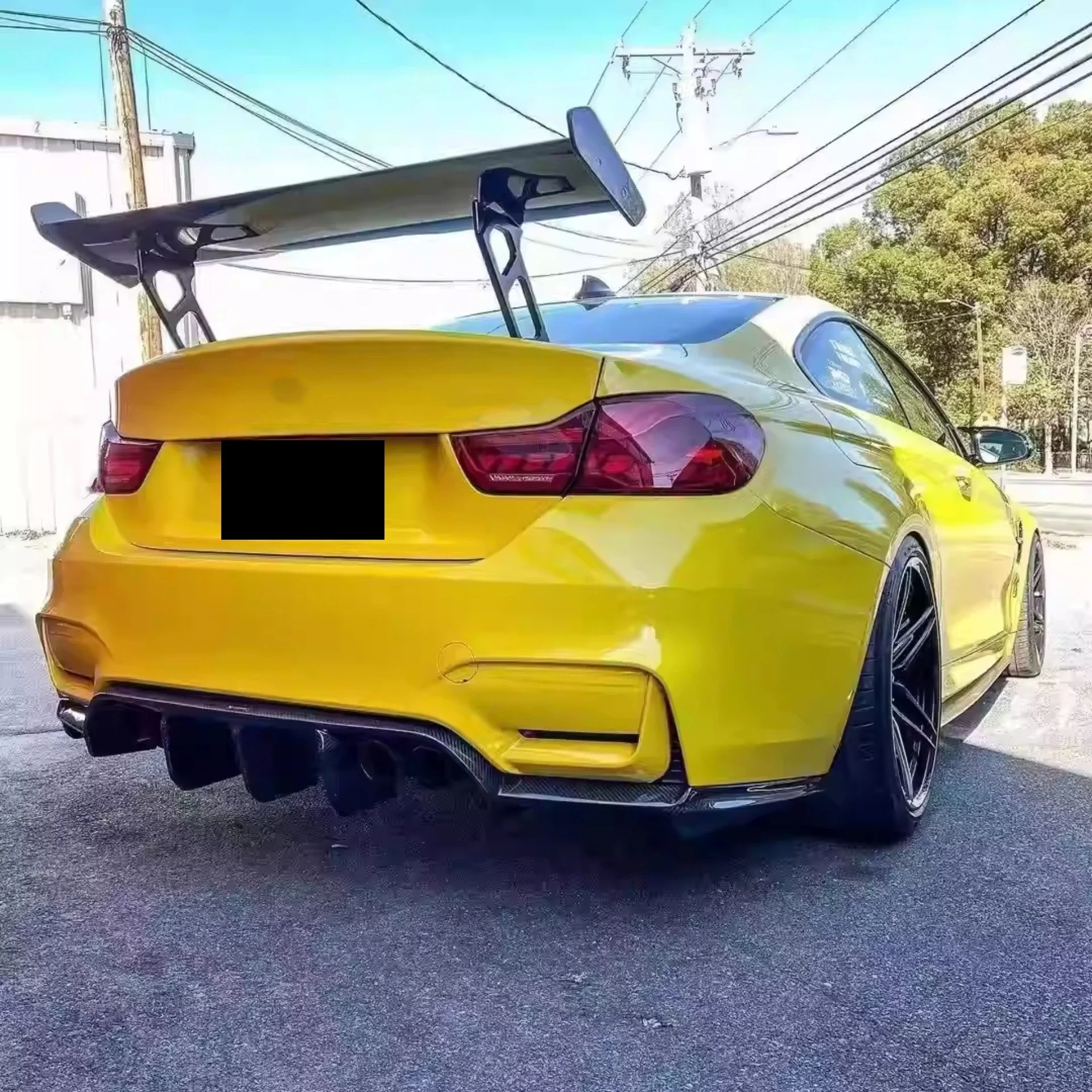 Body Kit Carbon Fiber Tail Wing For Bmw F80 M3 F82 F83 M4 Convert Rkp ...