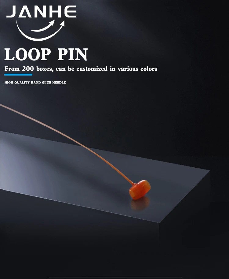 Wholesale Colorful Plastic Pp Loop Lock Pins Loop Pins for Garment ...