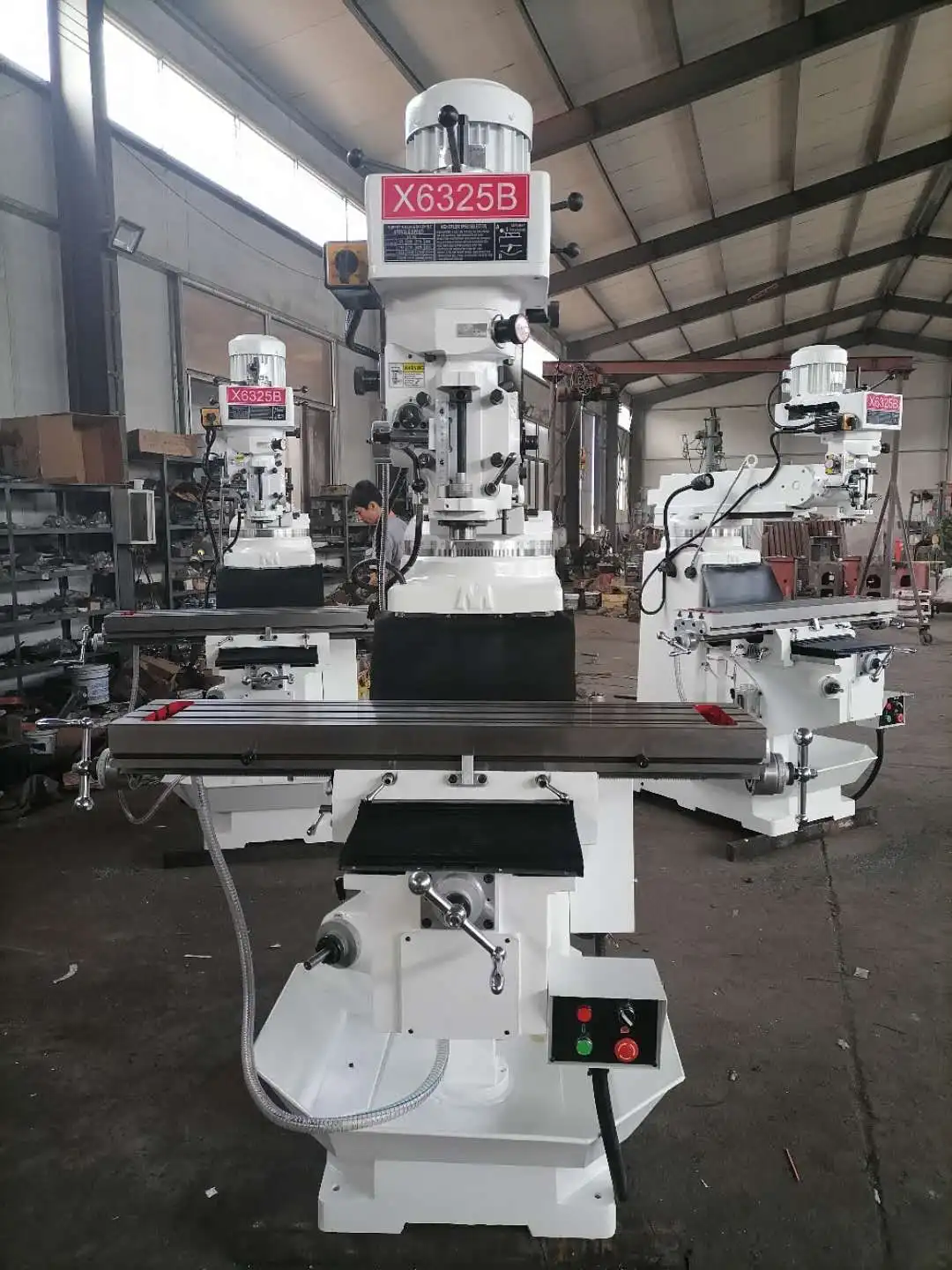 X6325 Metal Chip Conventional Milling Machine Vertical Universal Bench ...