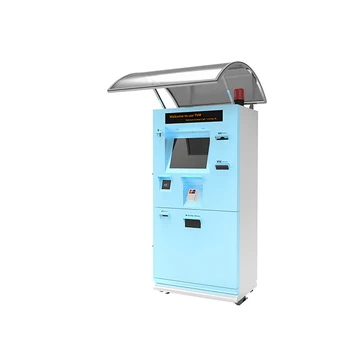 Outdoor Touch Screen Self Service Ticket Vending Kiosk Machine With ...