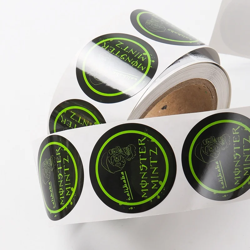 Alibaba.com: Custom Printed Self Adhesive Vinyl Labels, Gold Thermal ...