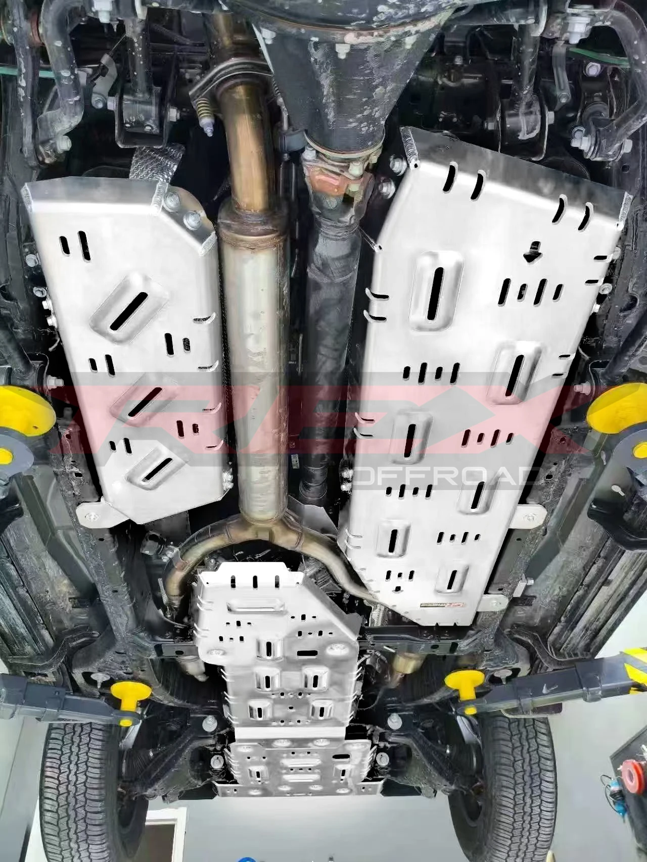 REX Toyota LC300 8mm/5mm Aluminum Alloy Skid Plate Bottom Protector ...
