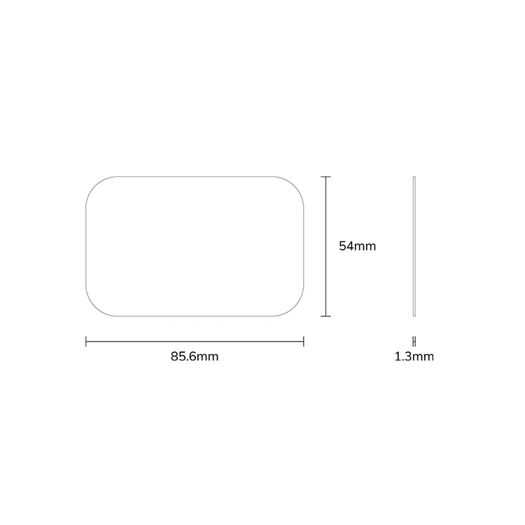 Ultra Thin NFC Card - Waterproof Beacon for Indoor Tracking