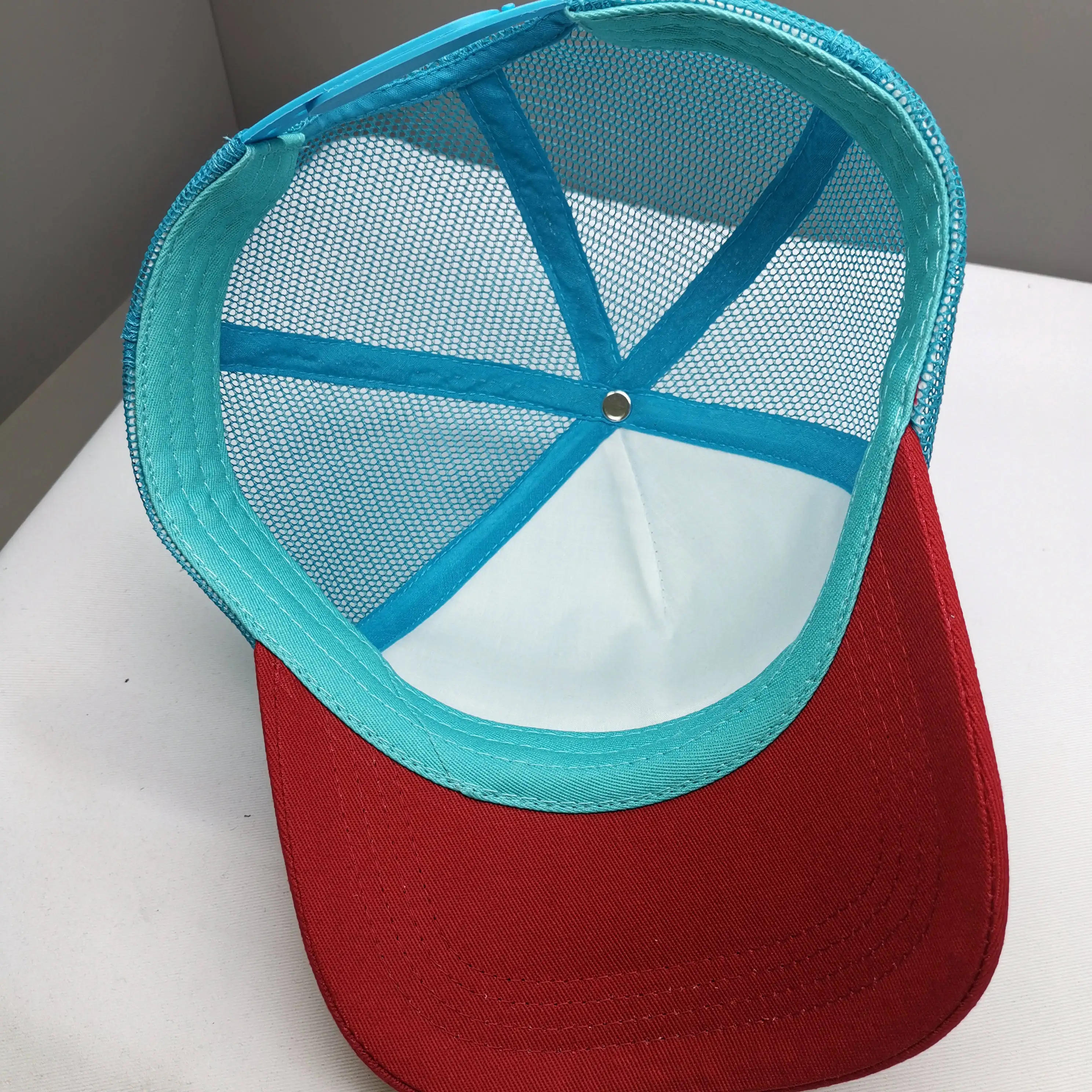 Custom Sports Mesh Cap - 5-Panel Trucker Hat with Puff Print