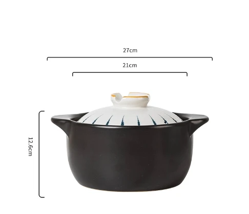 Large Ceramic Pot Cookware With High Temperature Resistance Simple and ...