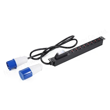 Basic 1p 32a 30a Iec 1u Universal Pdu 6 Way 1u 30 Amp Pdu With Circuit ...