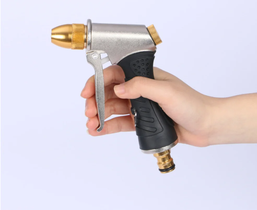 Garden Spray Gun - Heavy Duty Metal Handheld Water Gun