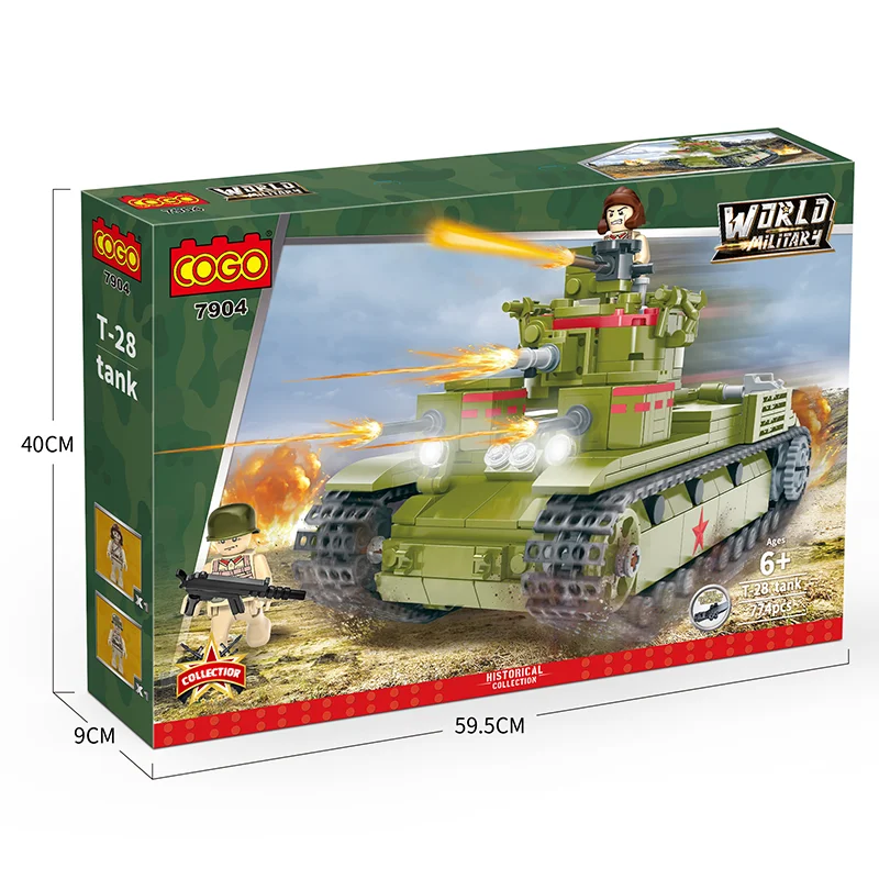 Cogo Plastic War Tank Build Blocks Bricks Kids Construction Kids ...