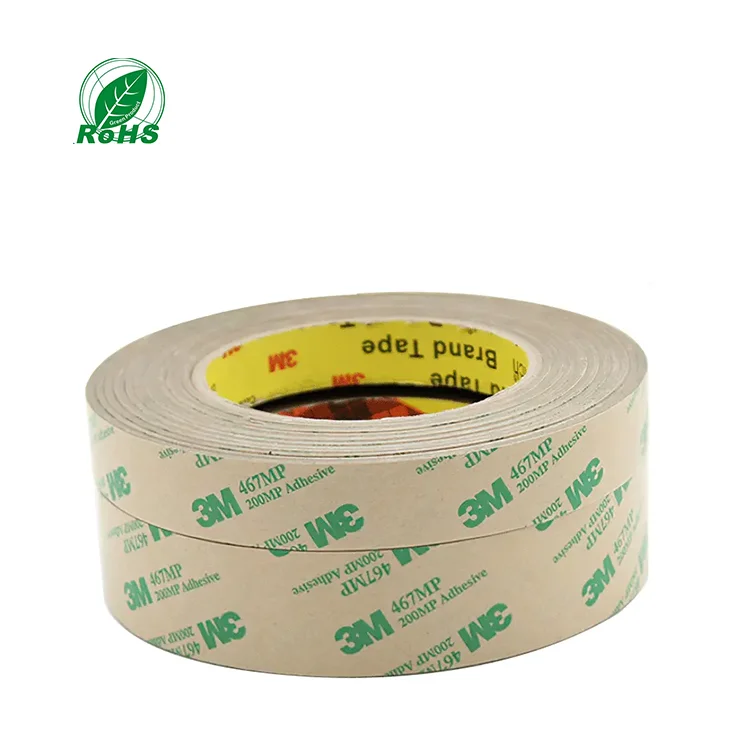 Hot Selling For 3m 468mp Pressure Sensitive Acrylic Adhesive Transparent Double-sided Tape Water ...