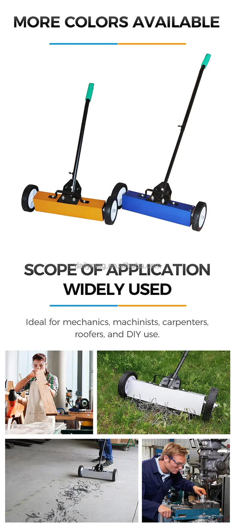 Heavy Duty Magnetic Sweeper - Efficient Metal Collection