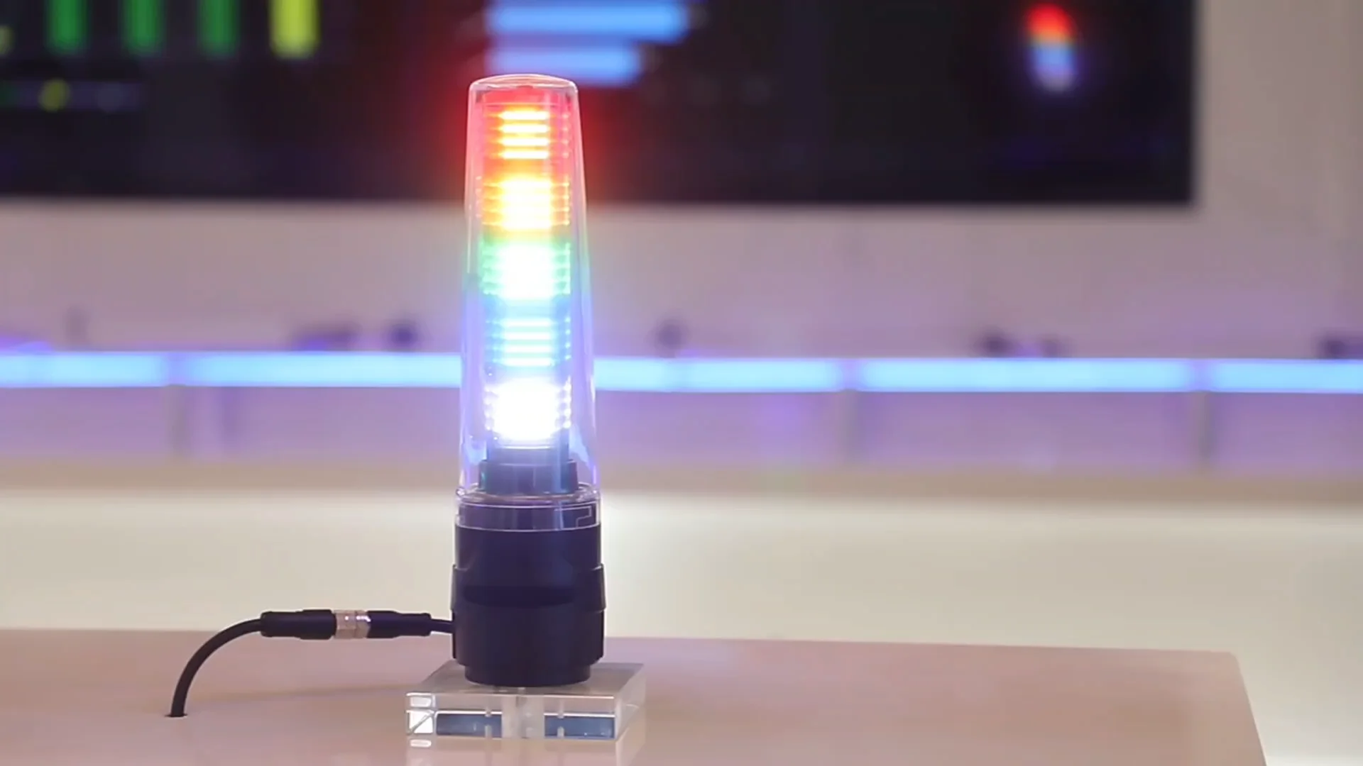 Onn M4a Led Signal Tower Light Dc12v Plastic Body Tower Warning Light ...