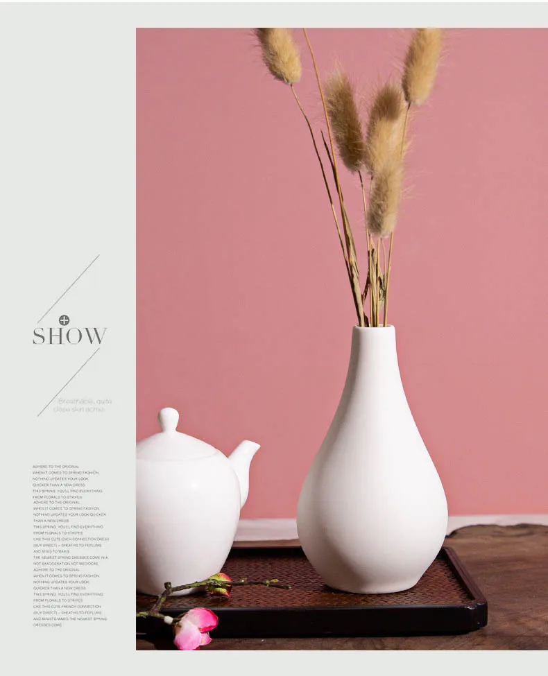 Ceramic Reed Diffuser Luxury Empty Container Oil Aroma Fragrance White ...