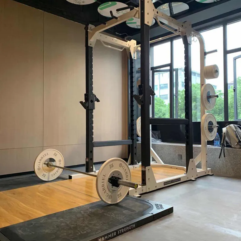 Gym Fitness Powerlifting Platform - Rubber Wood Deadlift