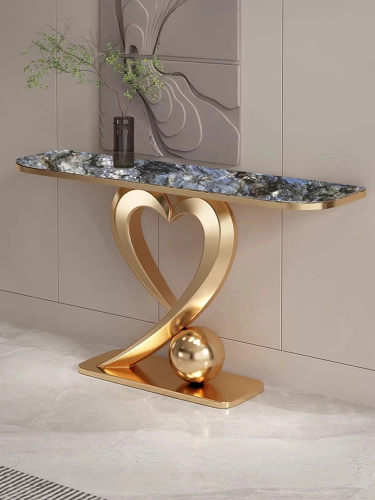 Arabic Style Popular Console Table Indoor Stainless Steel Entry Tables ...
