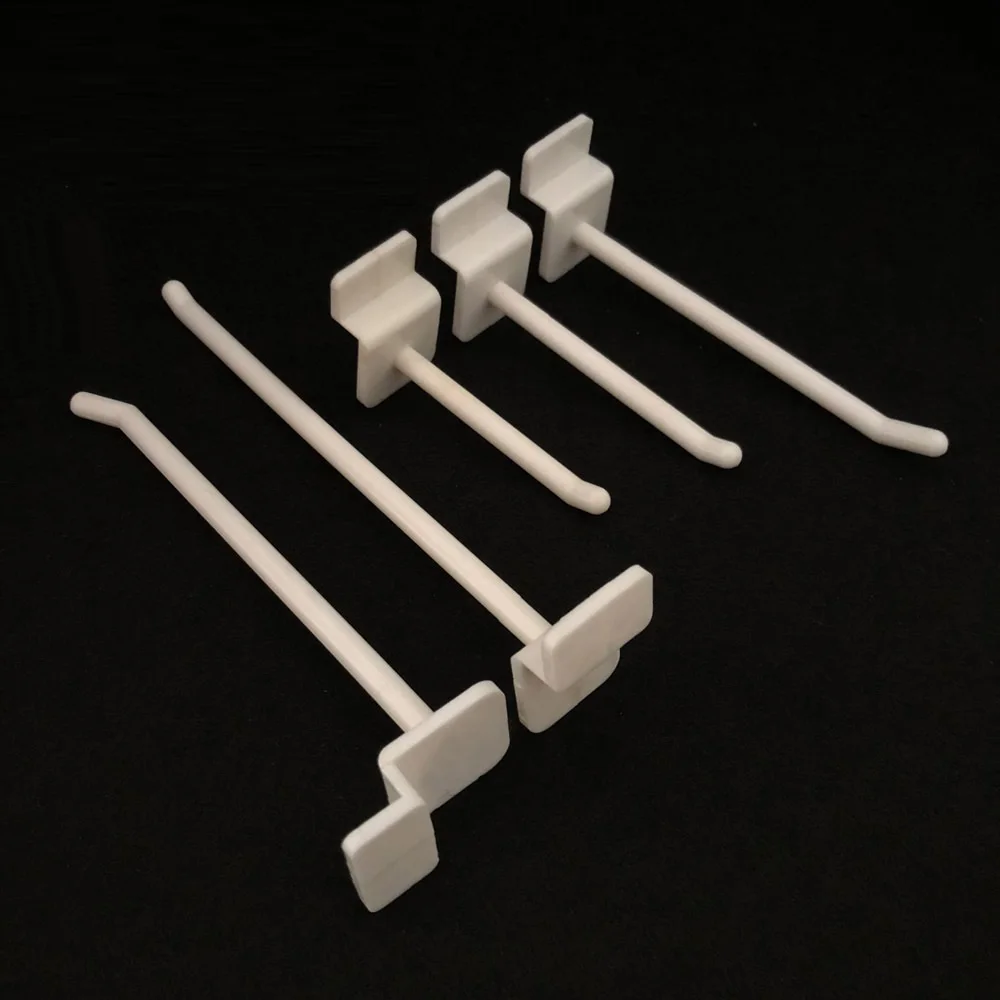Wholesale Plastic Hooks Slatwall Display Hooks Supermarket Boutique ...
