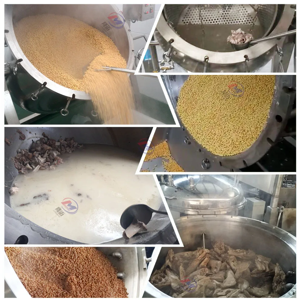 Restaurant Kitchen Industrial High Pressure Meat Cooking Pot Hard Bone ...
