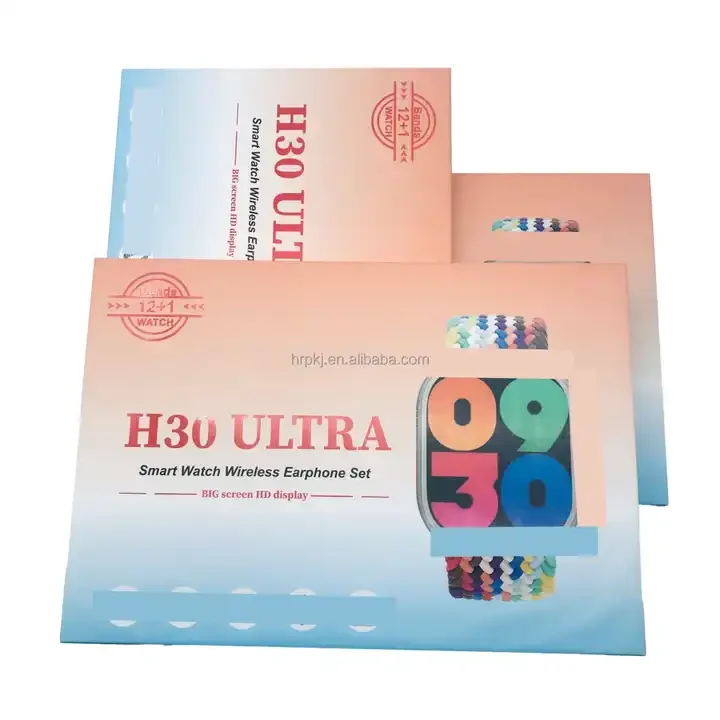 New H30 Ultra Smart Watch 49mm Reloj Smart Watch H30 Ultra 7 In 1 Set Combination Strap ...