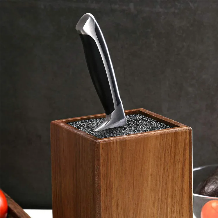 Wooden Kitchen Counter Knife Display Stand - Universal Block
