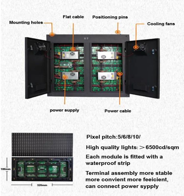 Waterproof Outdoor Advertising Signs Boards Signage Advertising Screen ...