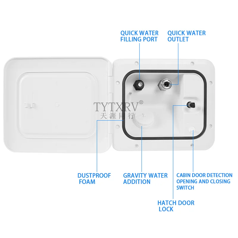 Tytxrv Lead-free Brass Lockable Electric Fast Interface Water Inlet ...