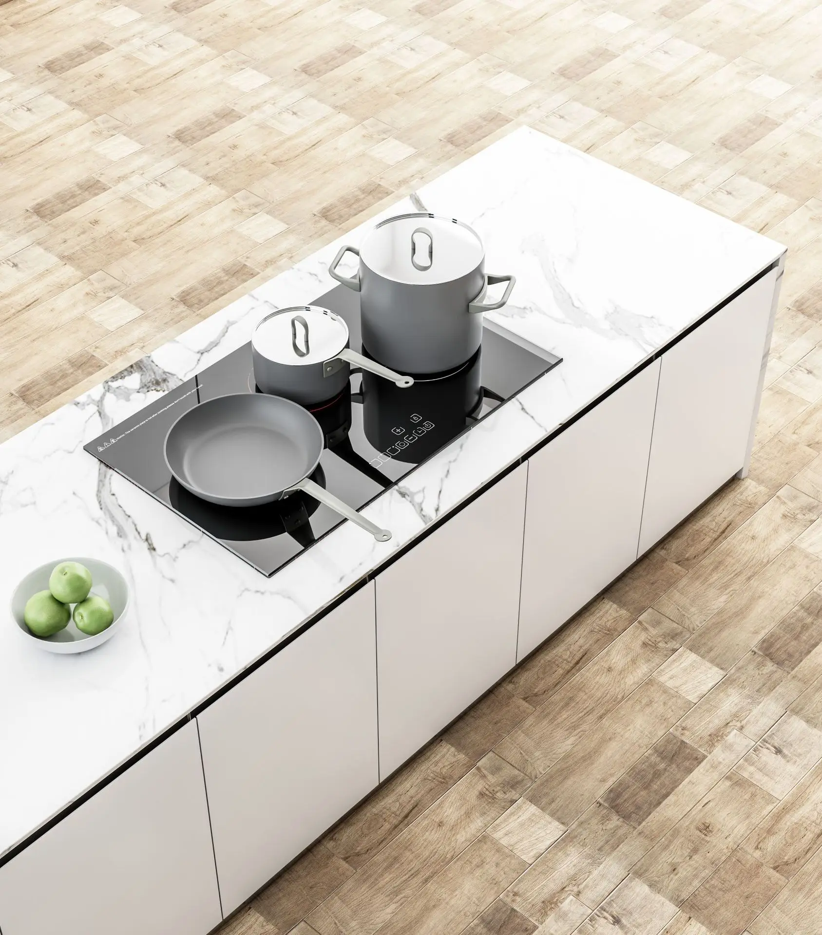 3 Burner Induction Cooker – Built-In Electric Ceramic Stove for ...