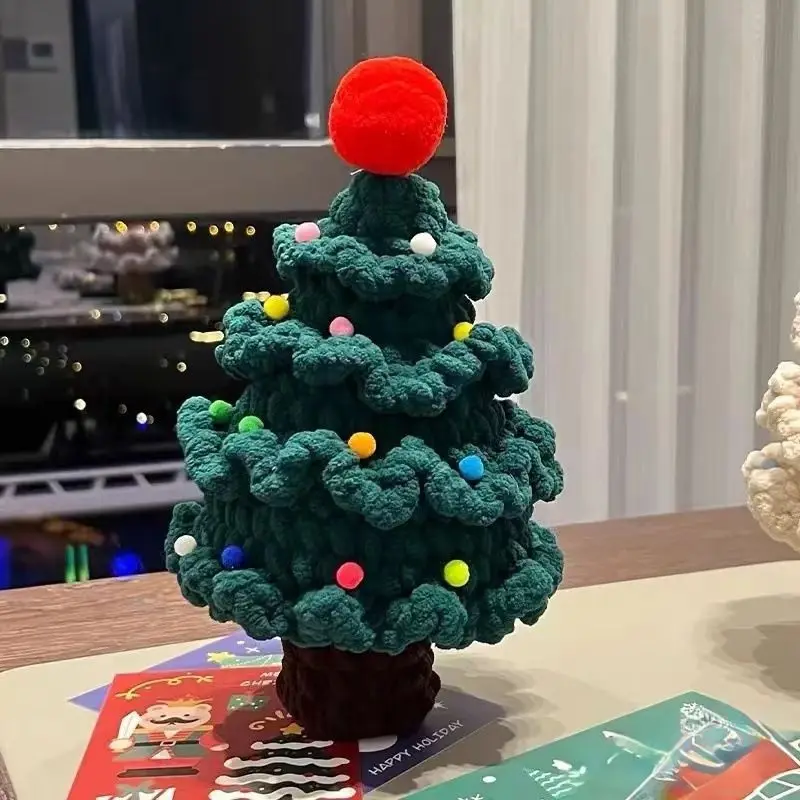 Christmas Tree Pure Hand-knitted Christmas Party Holiday Christmas Tree ...