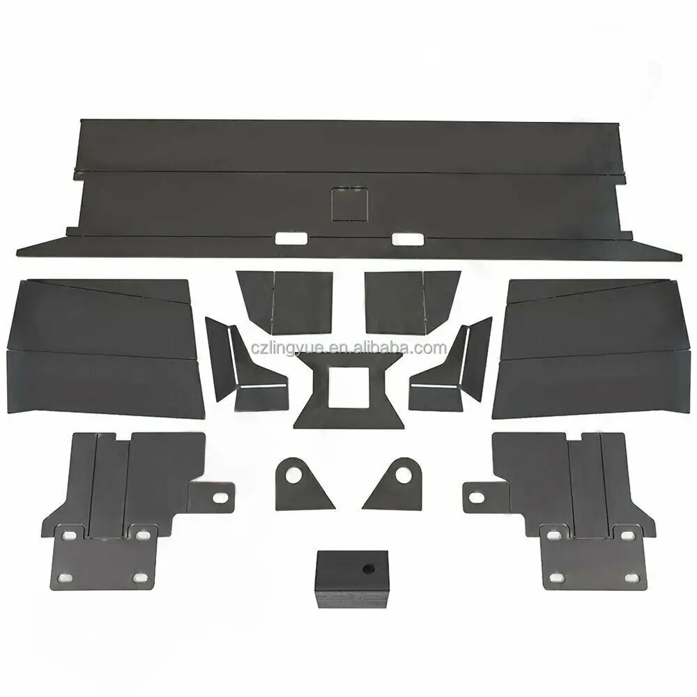 DIY Rear Bumper Complete Metal Kit for 1984-2001 Jeep Cherokee XJ