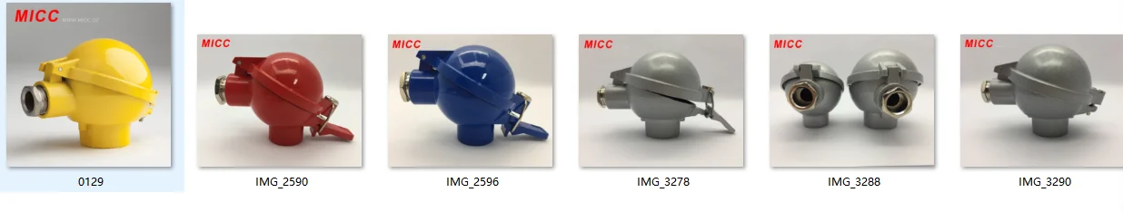 Micc Industrial Style Thermocouple With Terminal Head 255g Yellow ...