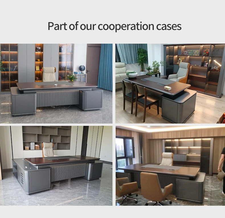 Led Modern Luxury Commercial Organizer Office Executive 2.8m Ceo Office ...