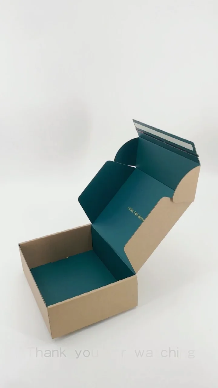 Custom Teal Green Color Shipping Box For Small Business - Buy Teal ...
