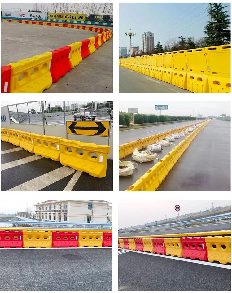 Made in China Road Plastic Water Filled Safety Barrier PE Water Filled ...