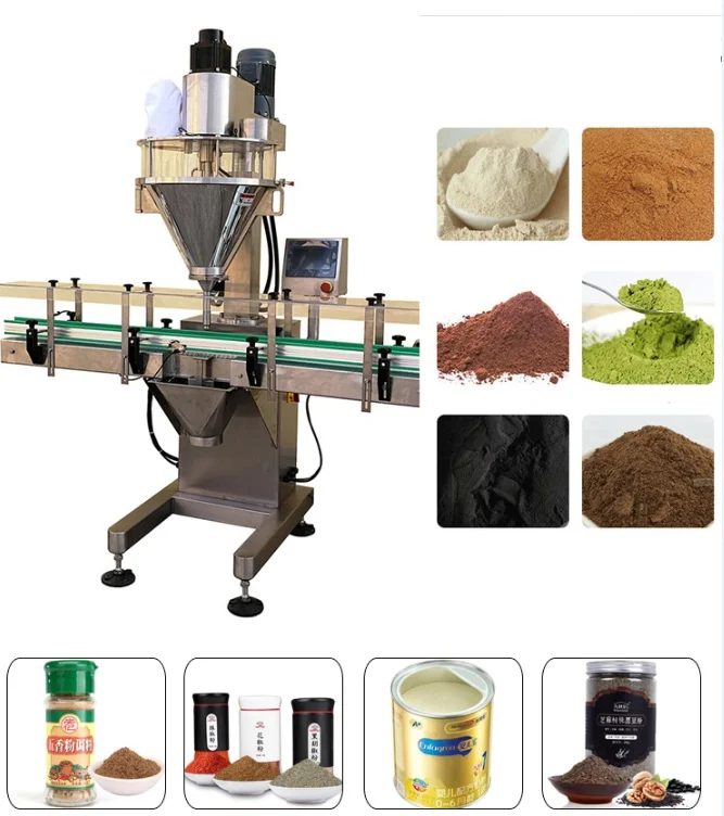 Screw Auger Filler Dosing Dispenser Dry Fine Spice Coffee Flour Powder ...