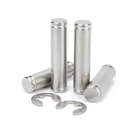 Stainless Steel Flat Head Clevis Pin With Groove Bearing Cylindrical ...