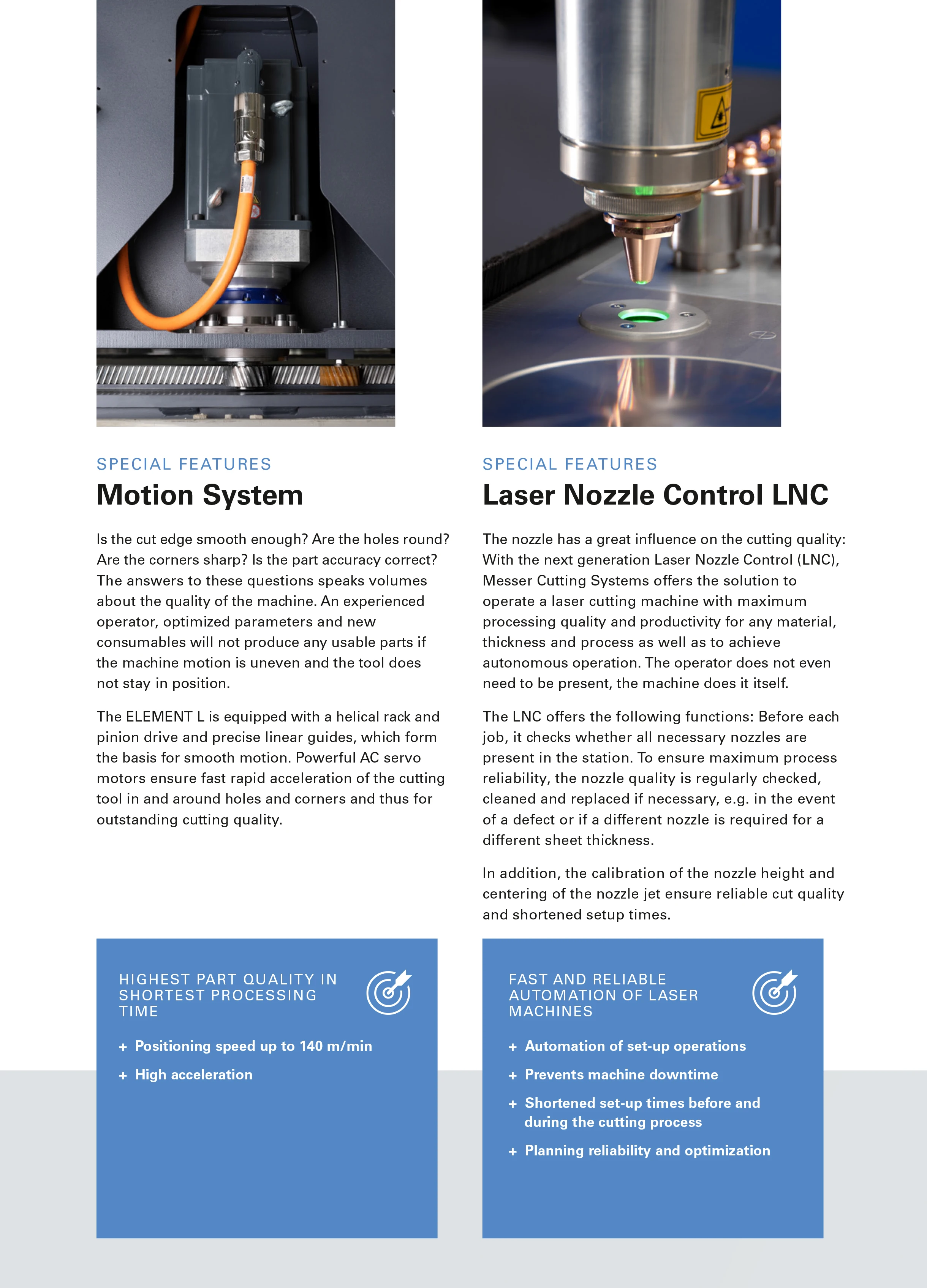 Messer ELEMENT 400L - Precision CNC Laser Cutting Machine