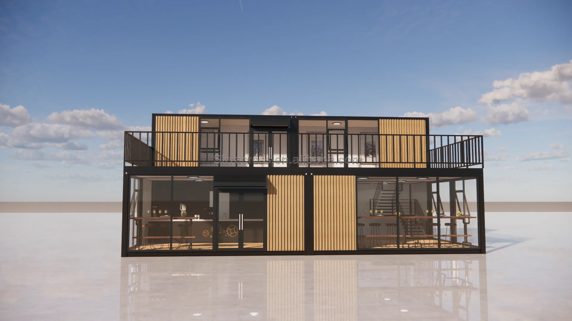 Modular Shipping Container Restaurant - Luxury Prefab House