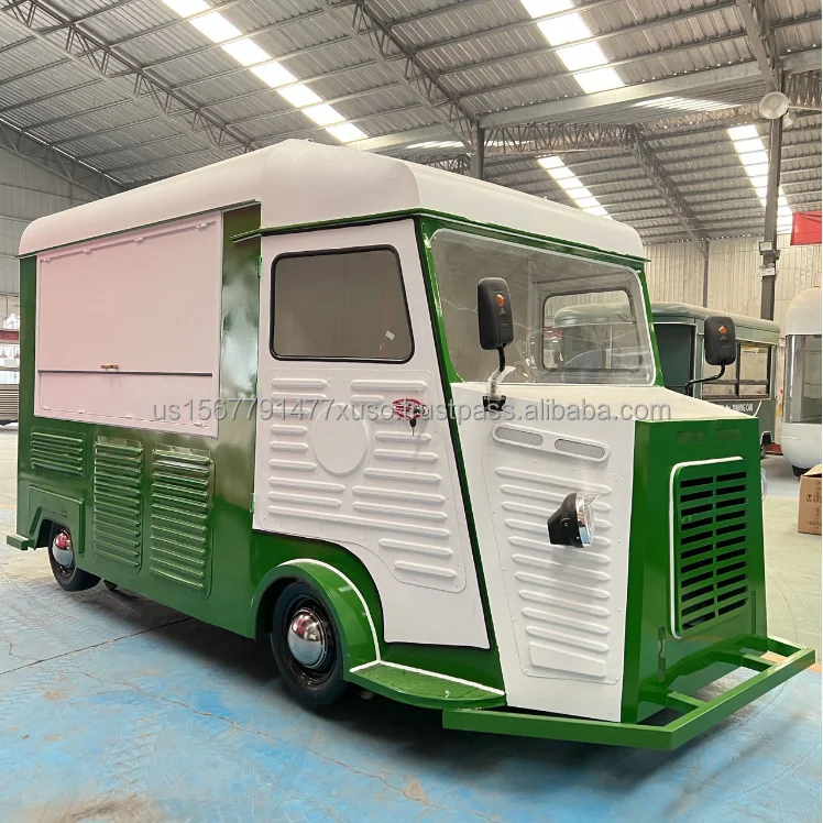 Outdoor Electric Food Car Cart Truck Van Mobile bar Food caravan Mobile ...