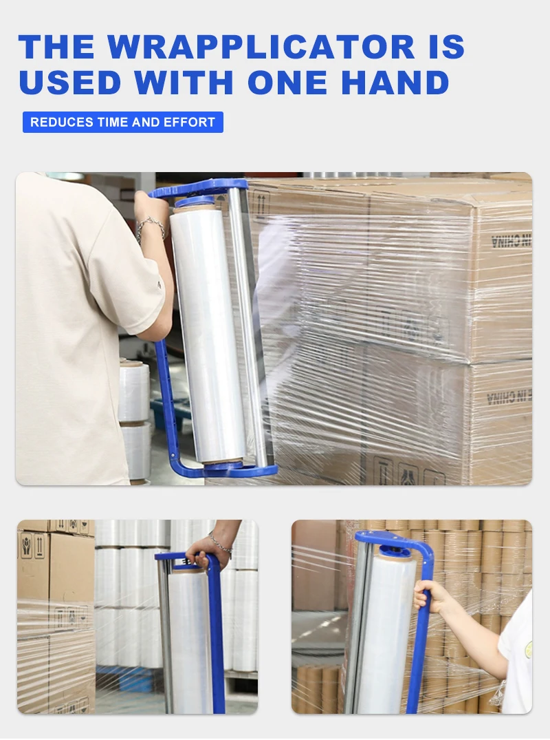 Wallepac 500mm Portable Manual Pallet Wrapper Machine