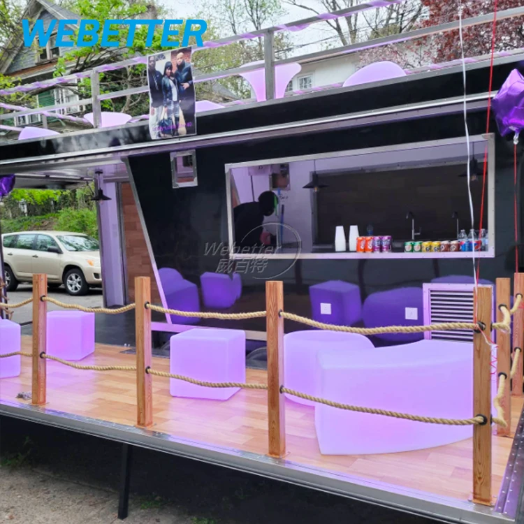 Double Decker Food Truck - Mobile Kitchen & Bar Trailer