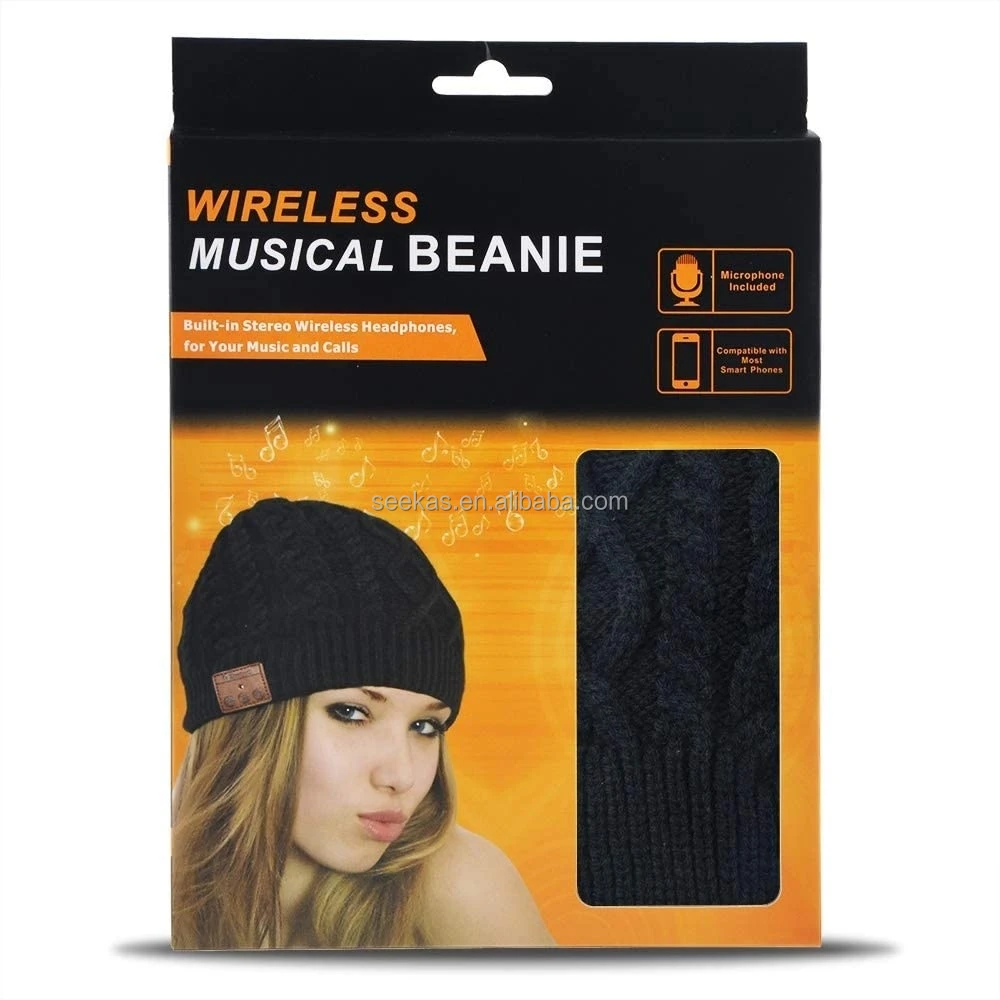 Bluetooth V5.2 Beanie Headphones - 24 Hours Play Time