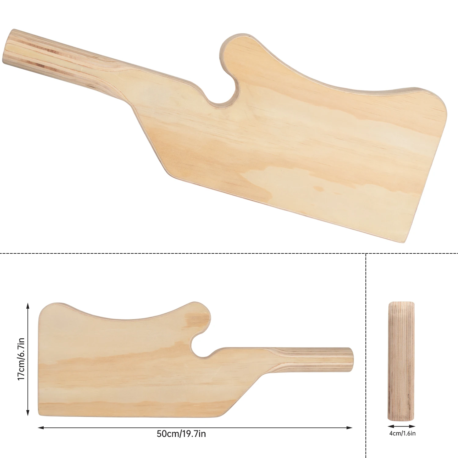 Mkas Wooden Barbell Jack Stand Mini With Non-slip Handle For Weight Plate Changing Wooden ...