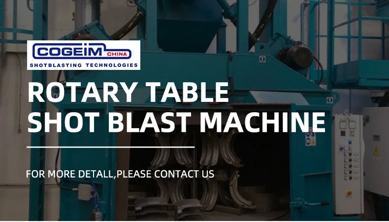 Rotary Table Shot Blast Machine Turntable Equipment For Iron Castings ...