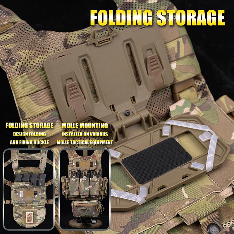 Tactical Molle Folded Navigation Board Holder Smartphone Holster ...