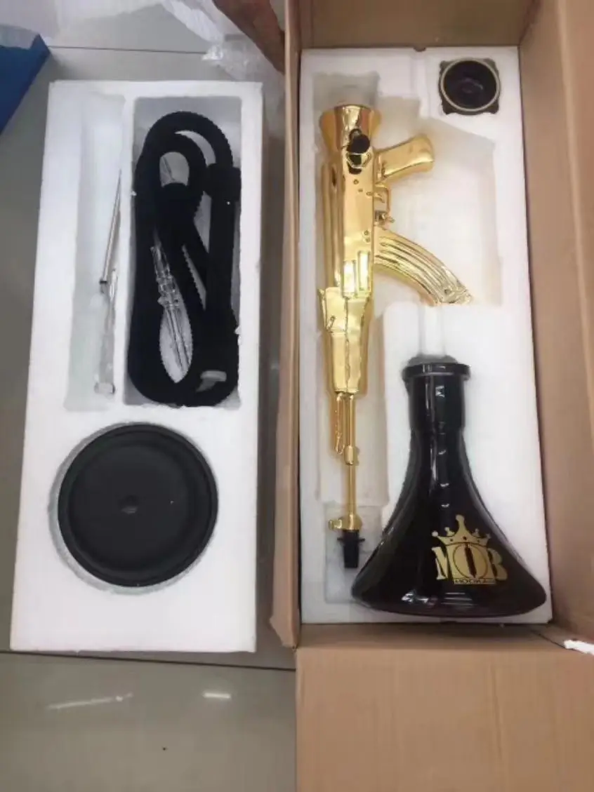 Originele Pistool Waterpijp Leverancier Carbon Libanese Ak47 Vorm ...