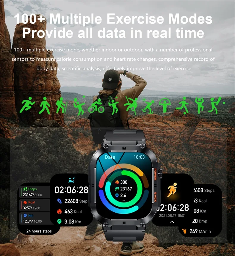 K57 Pro Smart Watch - Ultimate Outdoor Sports Tracker